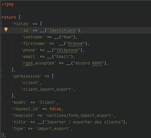 PHP et Koseven : ajout d’une fonctionnalité – Portefolio