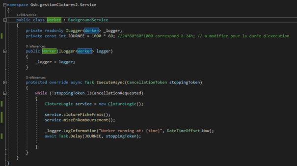 C# et Visual Studio – Portefolio